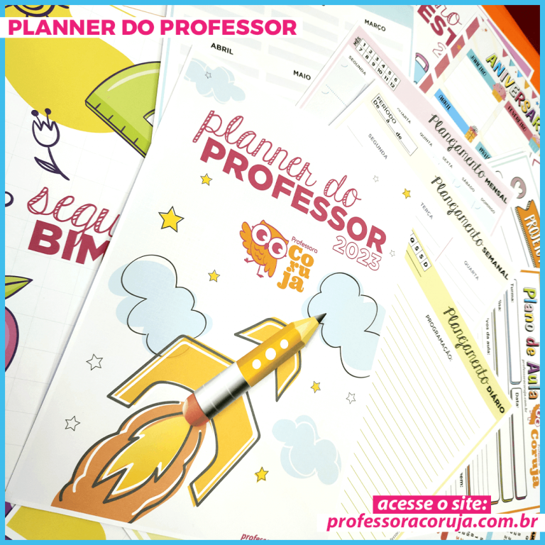 Planner da Professora 2024 - Professora Coruja