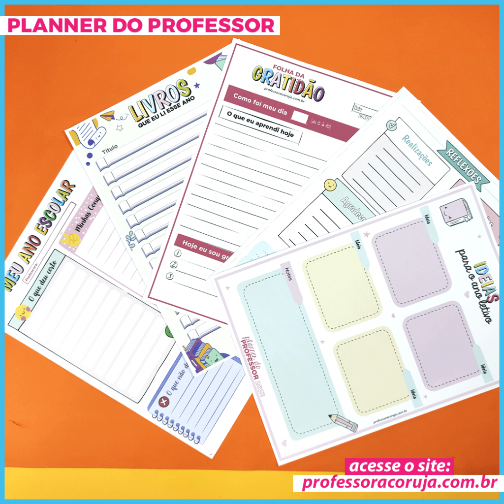 Planner da Professora 2024 - Professora Coruja